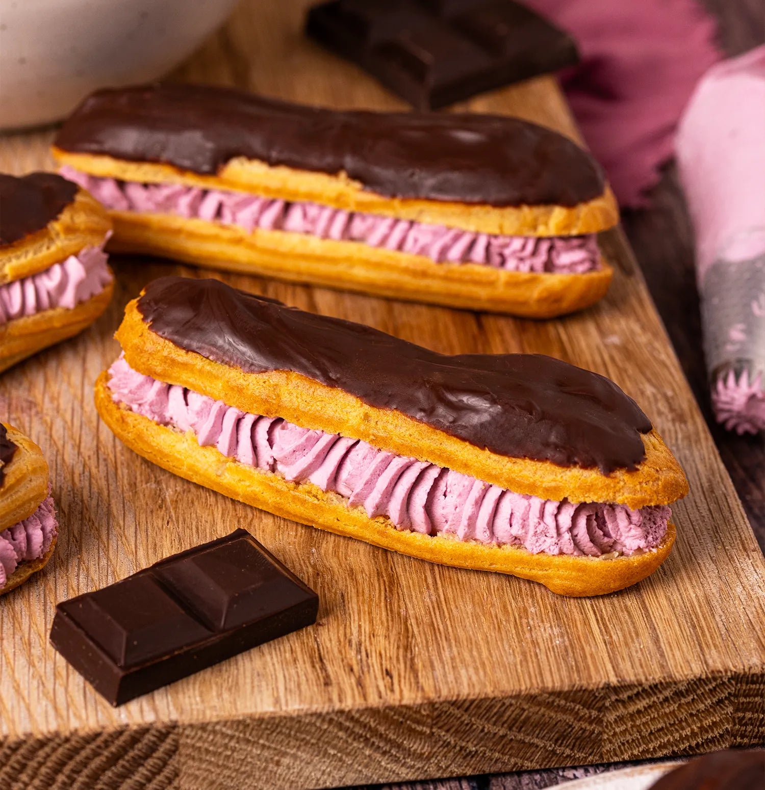 Fruits Of The Forest Eclairs Recipe