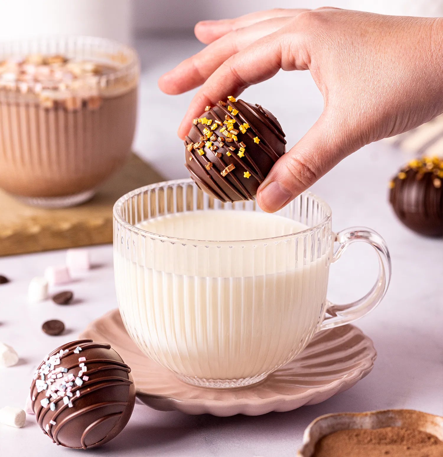 Hot Chocolate Bomb Recipe | Foodie Flavours